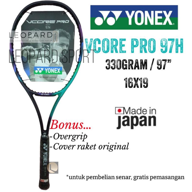 Jual Raket Tenis Yonex VCORE PRO 97H 330g Green Purple / Tennis Racket | Shopee Indonesia