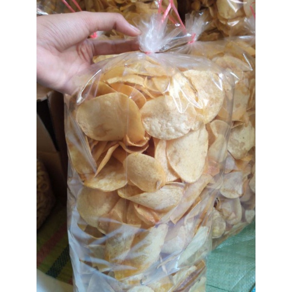Jual 1kg Keripik Talas Crispy Original Rasa Asin Gurih | Shopee Indonesia
