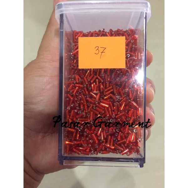 Jual Payet Jepang MGB Bambu Warna Merah 4,5 mm Per 25 gram | Shopee ...