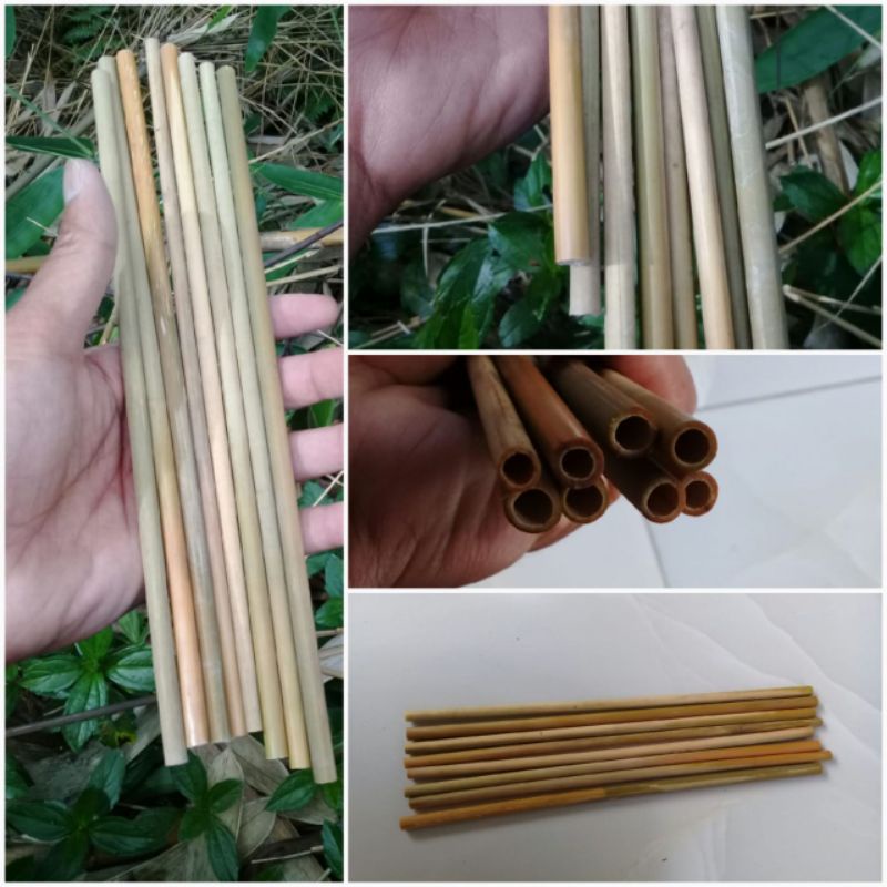 Jual Sedotan bambu alami diameter 1 cm | Shopee Indonesia