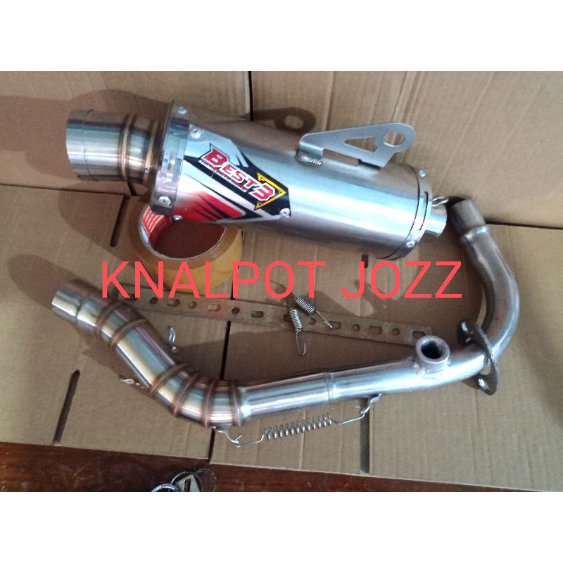 Jual knalpot vespa matic best3 inlet 38/50 primavera sprint S/125/150 ...