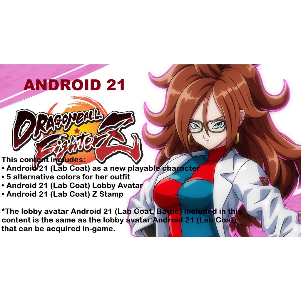Jual DRAGON BALL FIGHTERZ ANDROID 21 GAMEPC | Shopee Indonesia