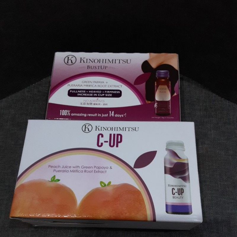 Jual KINOHIMITSU BUST UP / KINOHIMITSU C UP ORIGINAL 10 BOTOL | Shopee ...
