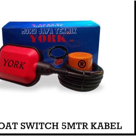Jual FLOAT SWITCH YORK 5 MTR KABEL OTOMATIS POMPA CELUP DAN TOREN AIR ...