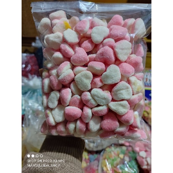Jual permen yupi love kiloan kemasan 500gr reject bentuk | Shopee Indonesia