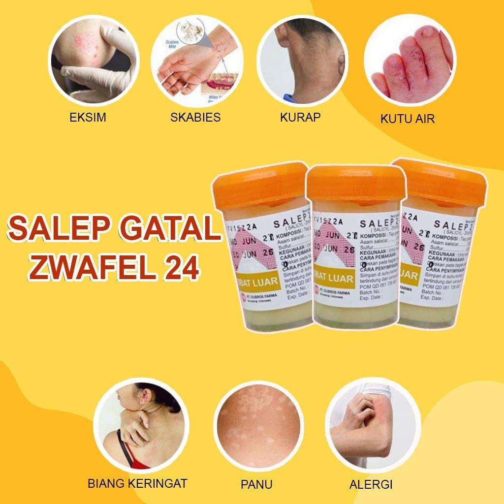 Jual Salep zwafel 24 Obat Salep Gatal Paling Ampuh Gatel Kulit Panu ...