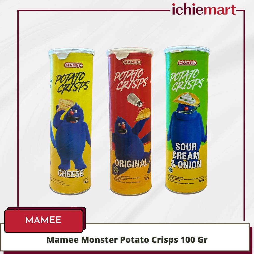 Jual Mamee Monster Potato Crisps 100 Gr | Shopee Indonesia