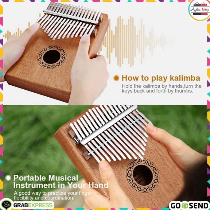Jual Alat Musik Kalimba Thumb Piano 17 Nada Suara | Shopee Indonesia