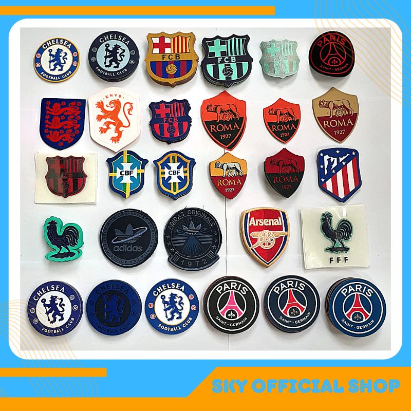 Jual Patch Woven Emblem Logo Bordir Komputer Premium Quality Stok ...