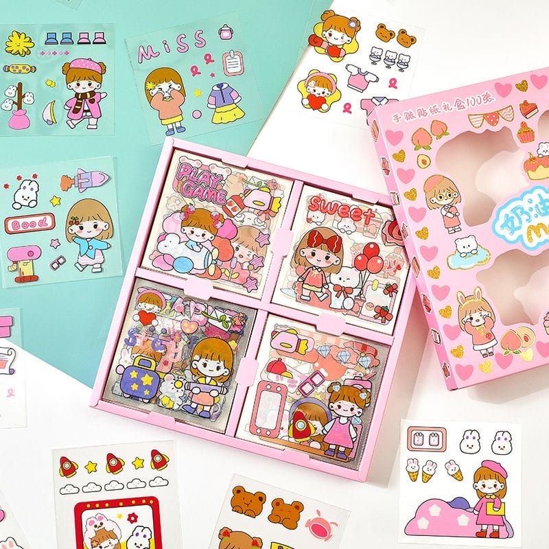 Jual Stiker gemoy 1Pak Isi 100 Pcs | Shopee Indonesia