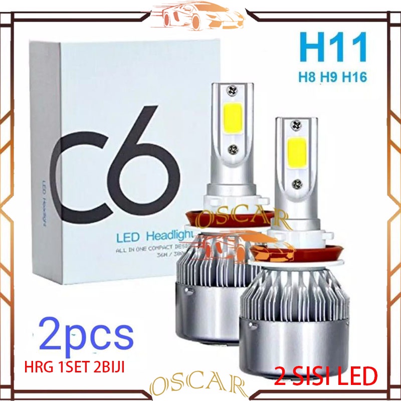 Jual 2PCS Lampu LED Depan Mobil X7 H4 H11 Lampu Utama Mobil Super Terang | Shopee Indonesia