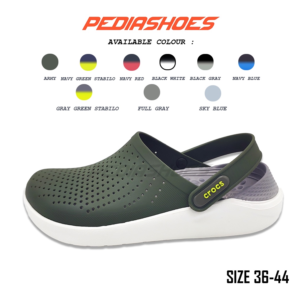 Jual Crocs Pria Wanita Literide Crocs Original Sandal Pria Wanita Sandal Crocs Murah Sandal ...