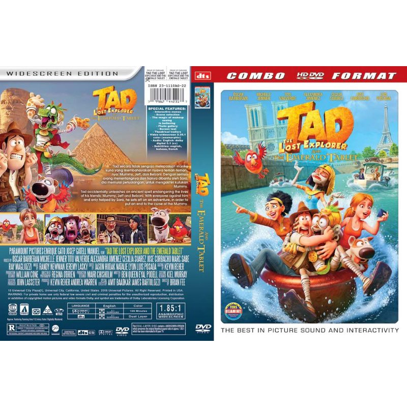Jual Kaset movies " Tad The Lost Explorer And The Emerald Tablet 2022 ...