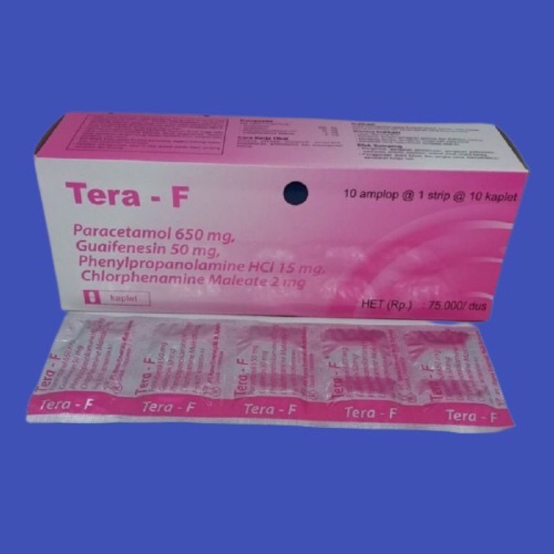Jual Tera-F (1 Box = 10 Strip = 100 pcs Murah) | Shopee Indonesia