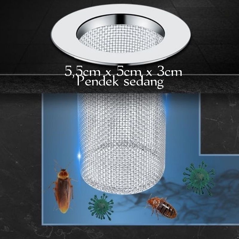 Jual Filter Jaring Floor drain Saringan Saluran pembuangan air got ...