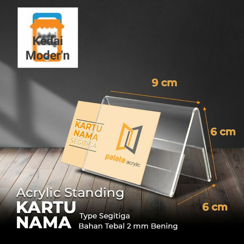 Jual Tempat kartu nama akrilik/acrylic Thend Holder/acrylic display ...