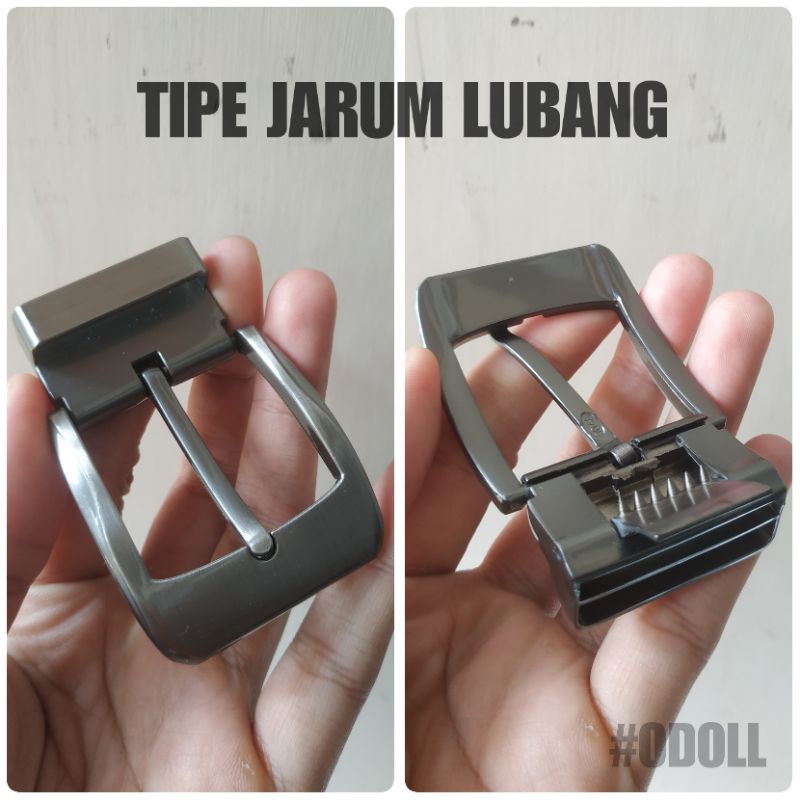 Jual Kepala Sabuk Ikat Pinggang Gesper Tipe Rel Jepit Dan Jarum ...