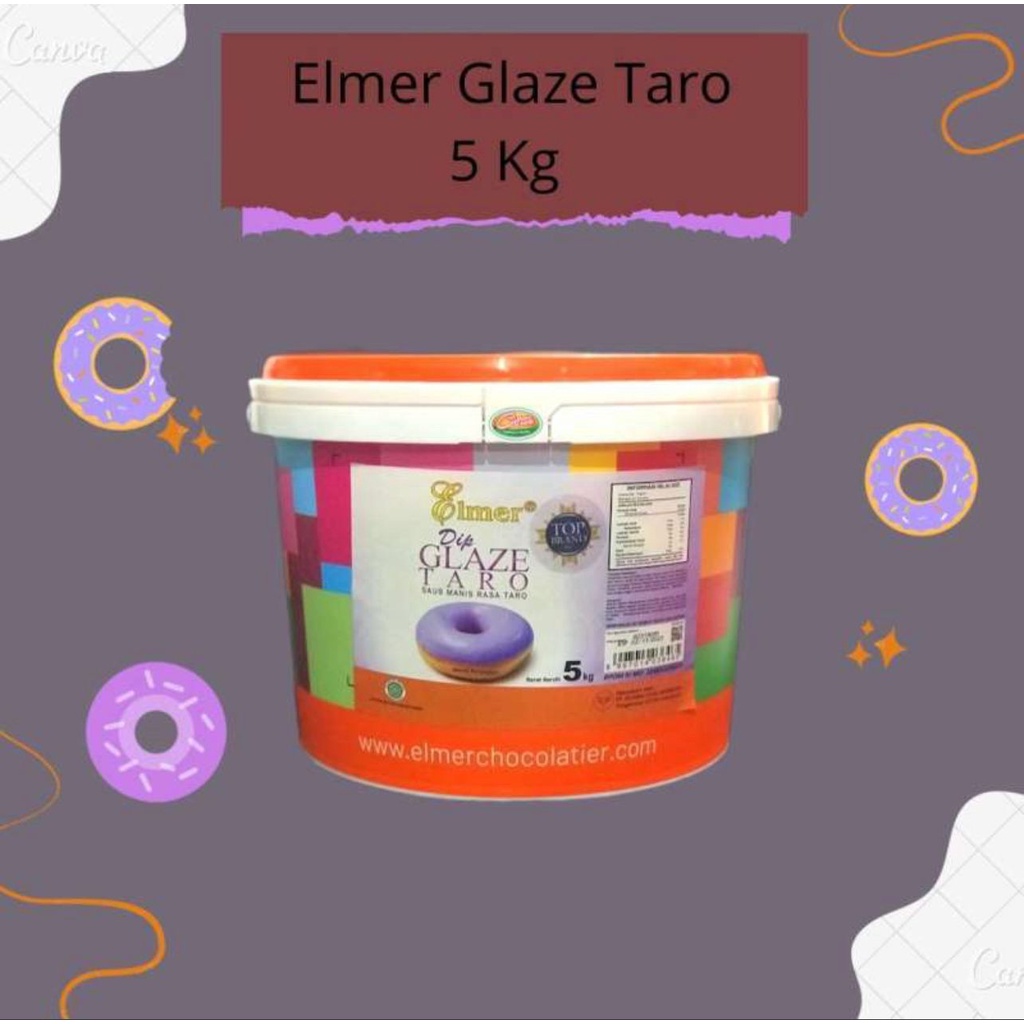 Jual Elmer Dip Glaze 5kg SEMUA RASA / Topping Donat | Shopee Indonesia