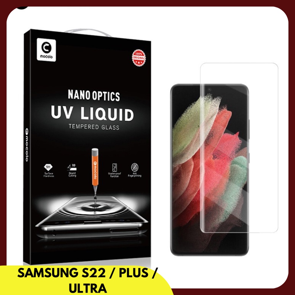 Jual Mocolo UV Liquid 3D Tempered Glass SAMSUNG GALAXY S22 / S22 PLUS ...