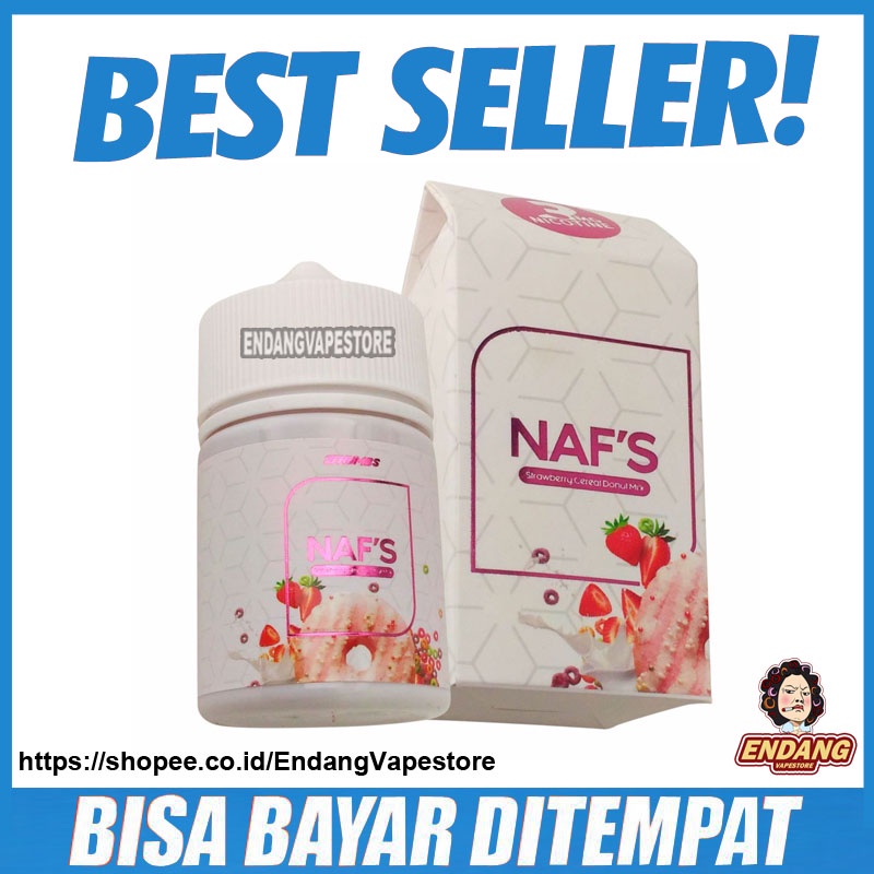Jual Nafs V1 Strawberry Cereal Donut Milk Liquid Liquids Vapee Vapoor ...