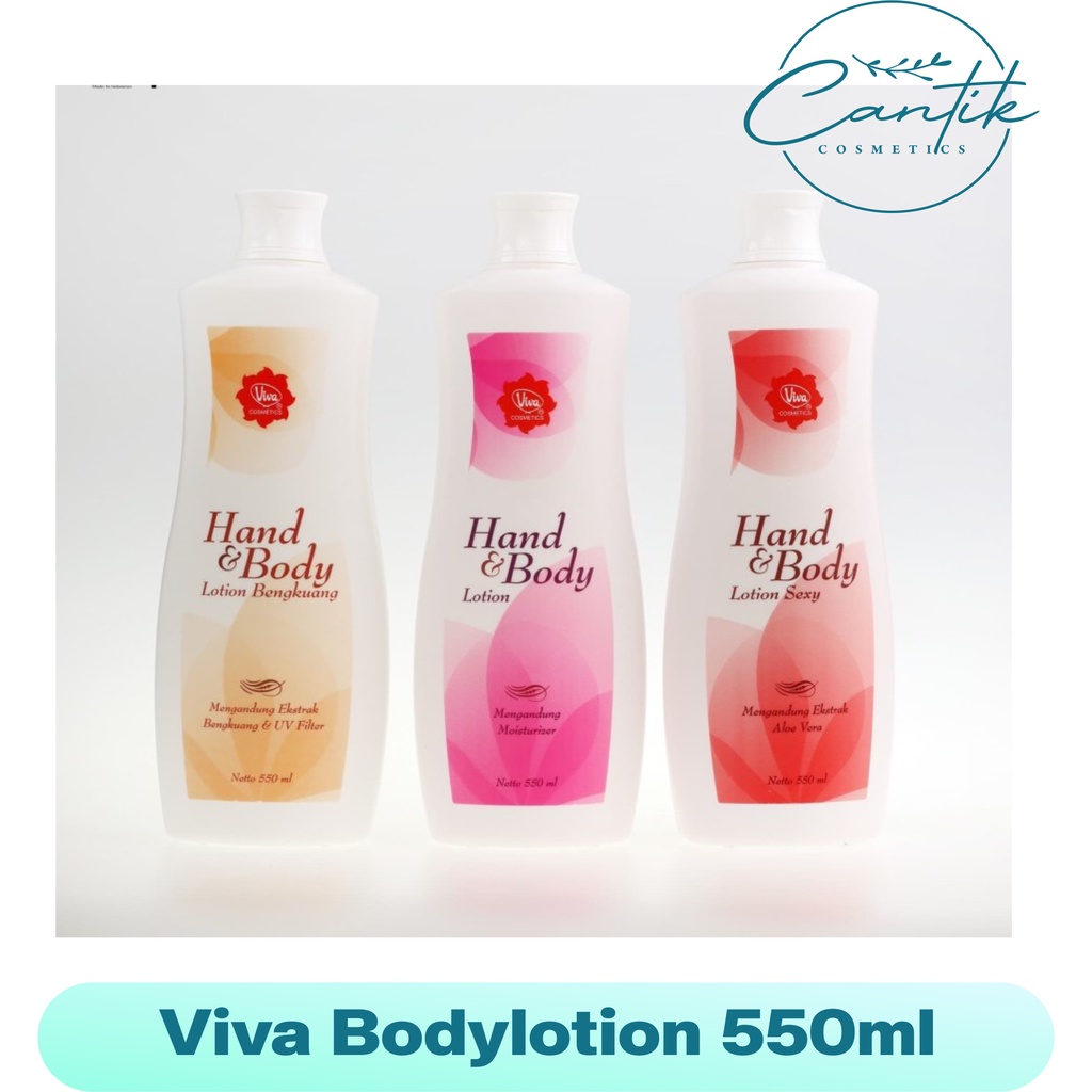 Jual VIVA Hand & Body Lotion 550ml (BESAR) Original BPOM (GROSIR ...