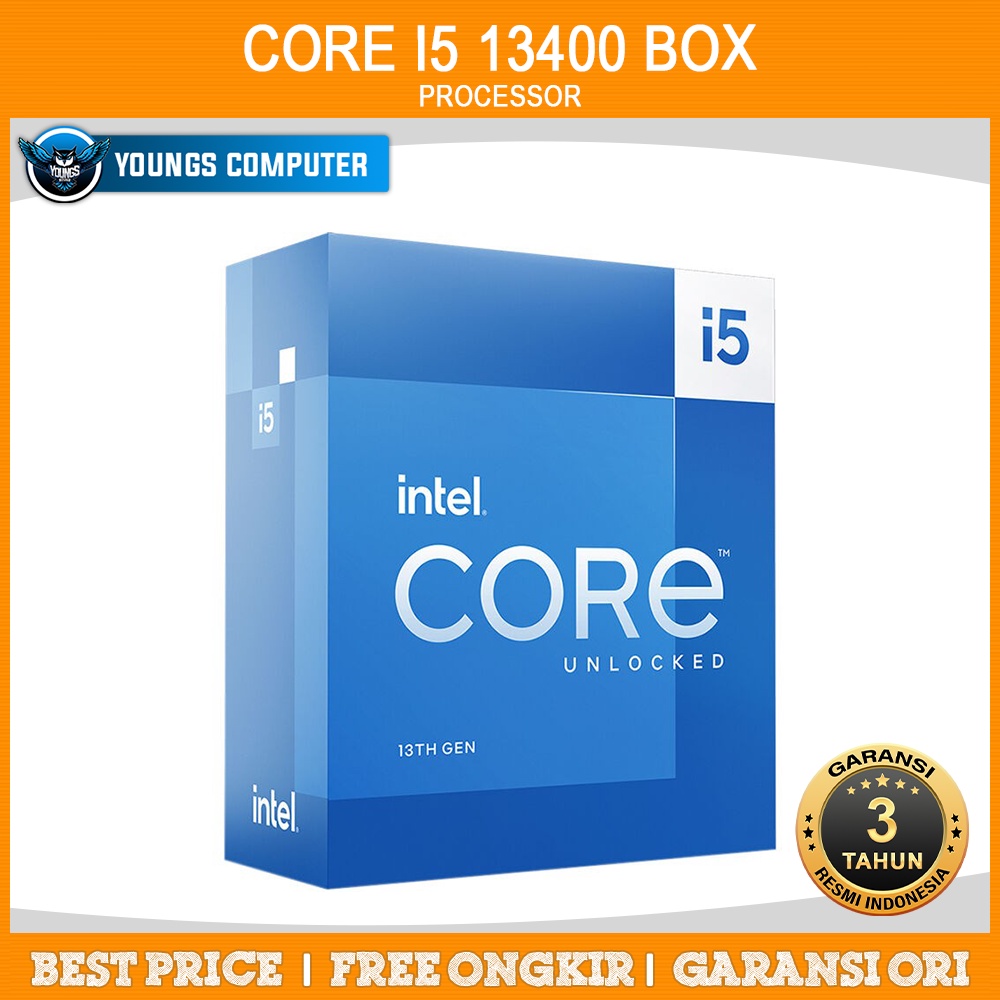 Jual Processor INTEL Core i5 13400 up to 4.60GHz Box Gen 13th LGA1700 ...