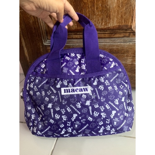 Jual Preloved tas Naraya/tas jinjing Macaw/tas ungu | Shopee Indonesia