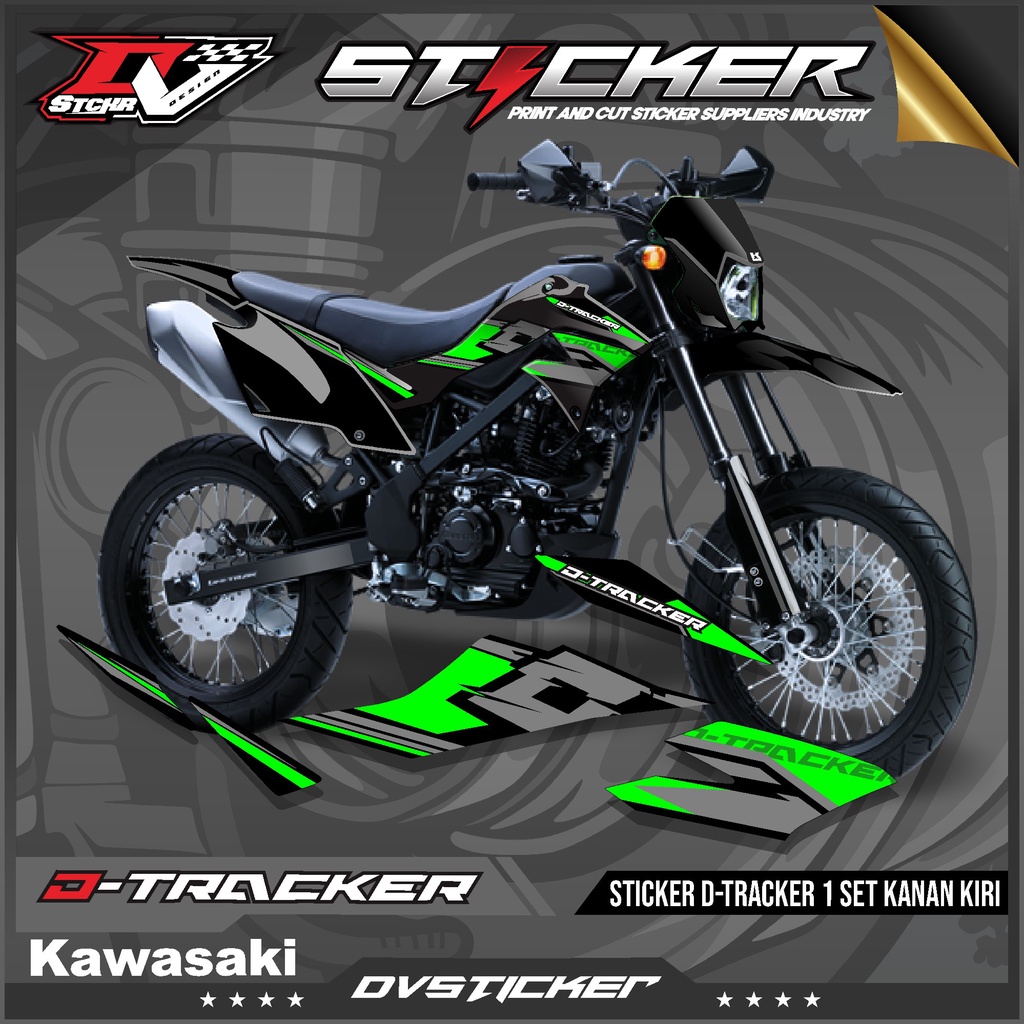 Jual stiker motor keren-Striping Kawasaki DTracker 150 SE Variasi ...
