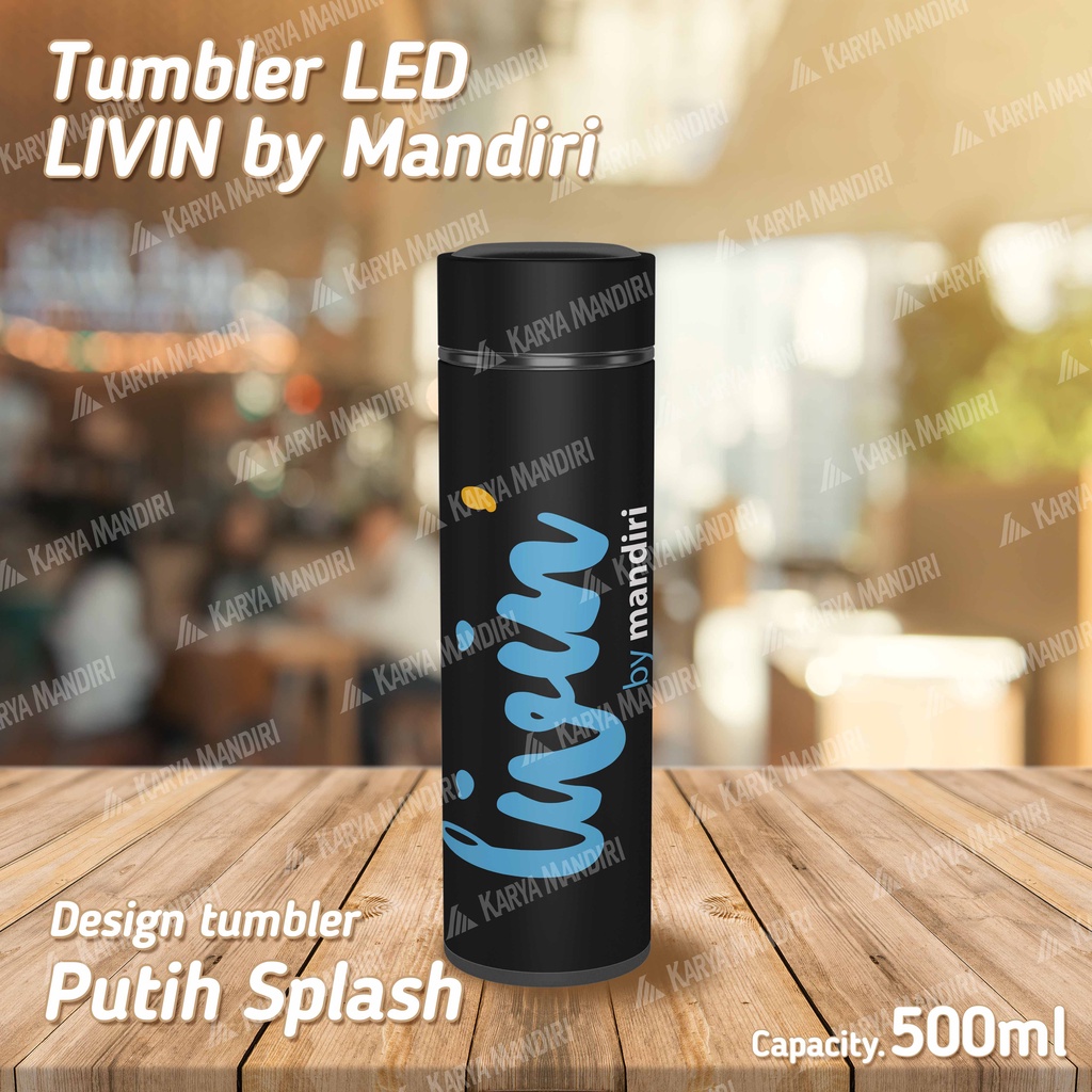 Jual Tumbler Livin by Mandiri official merchandise bank mandiri ...