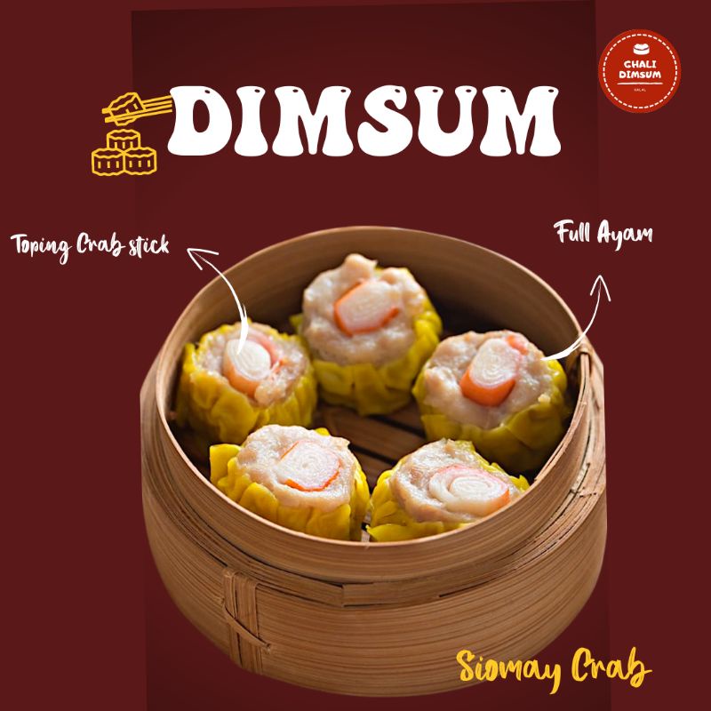 Jual DIMSUM AYAM SIEWMAY SIOMAY CRAB KEPITING DIMSUM Frozen Food ...
