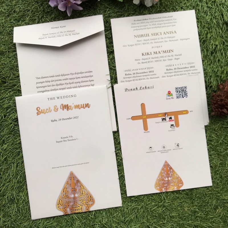 Jual Undangan Custom Wayang Amplop | Shopee Indonesia