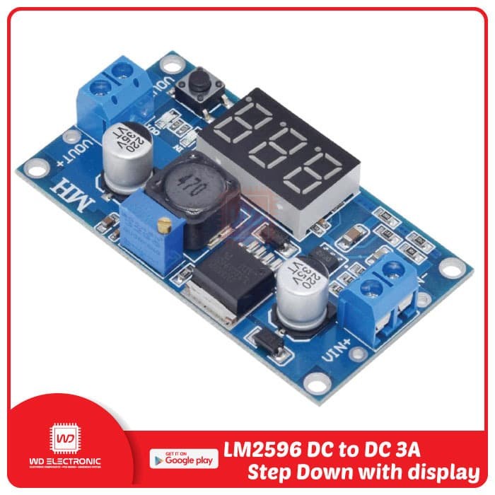 Jual LM2596 DC to DC Step Down 3A with LED Display module SAS27 | Shopee Indonesia