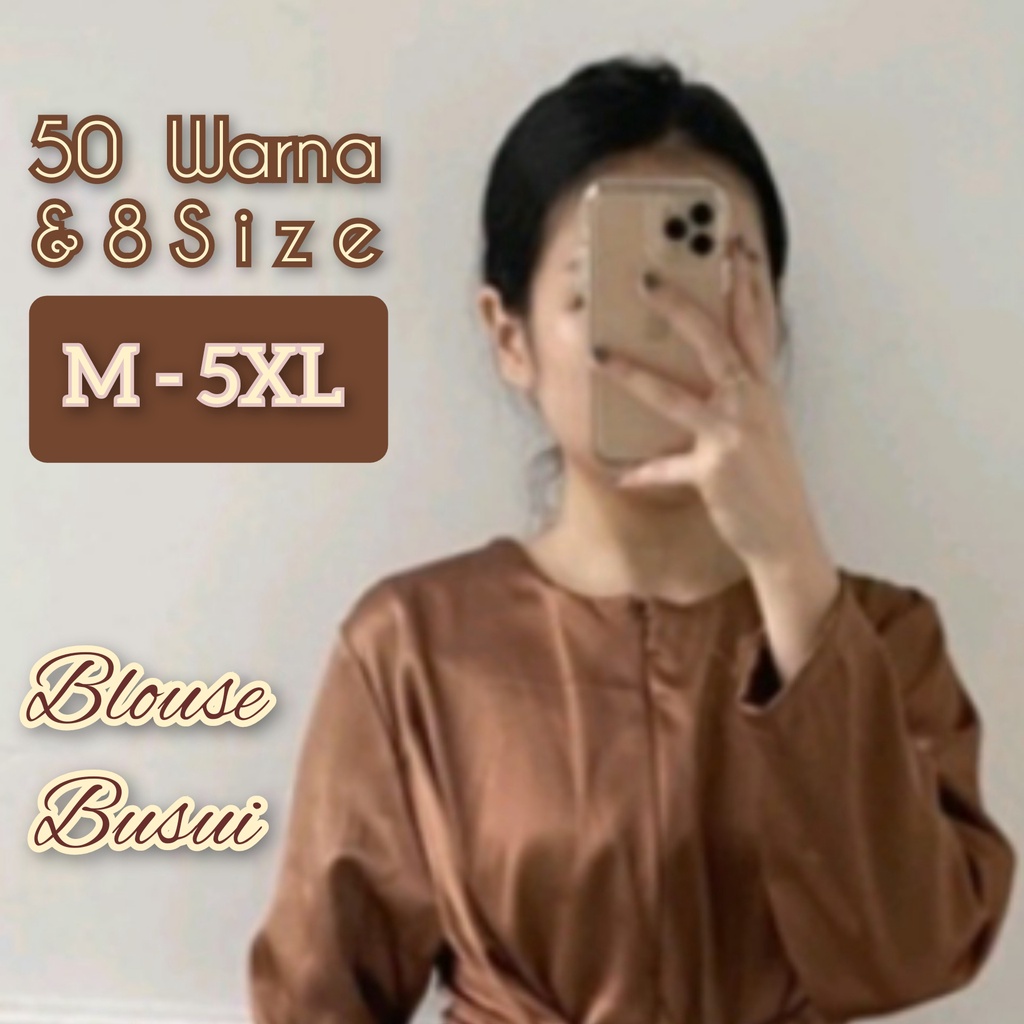 Jual Inner Manset BUSUI Lengan Panjang / Inner Blouse atasan JUMBO / OVER BIG SIZE Buat Ibu ...