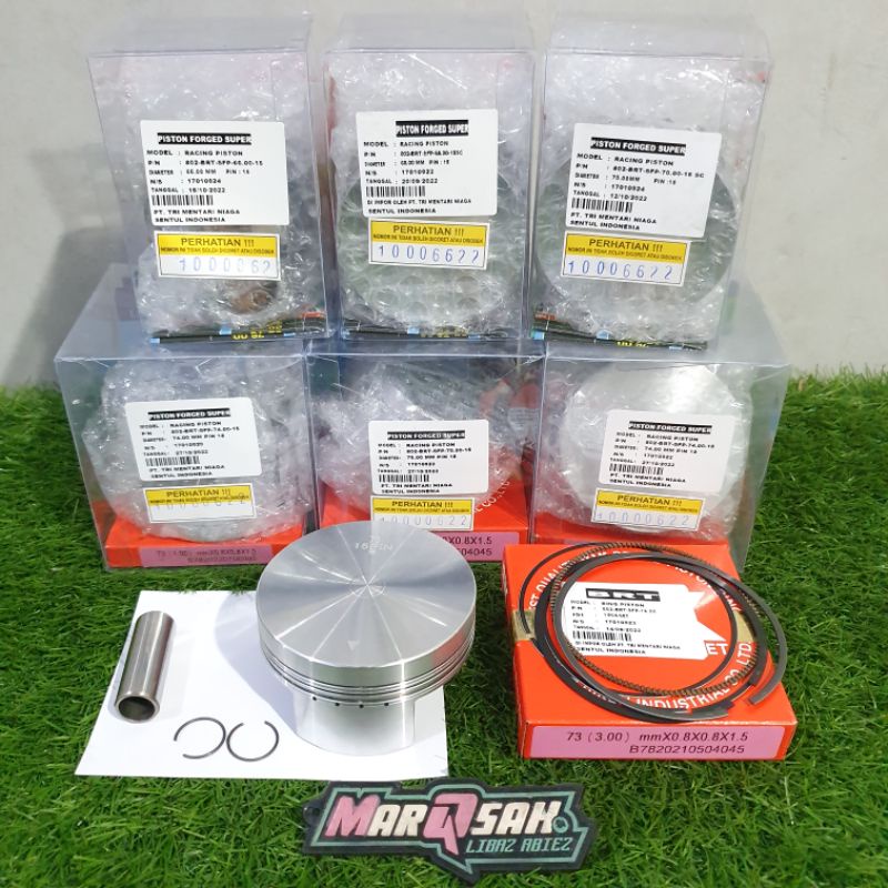 Jual Piston BRT Super Forged 60 62 64 66 68 70 72 74 76 78 PIN 15 Original BRT | Shopee Indonesia