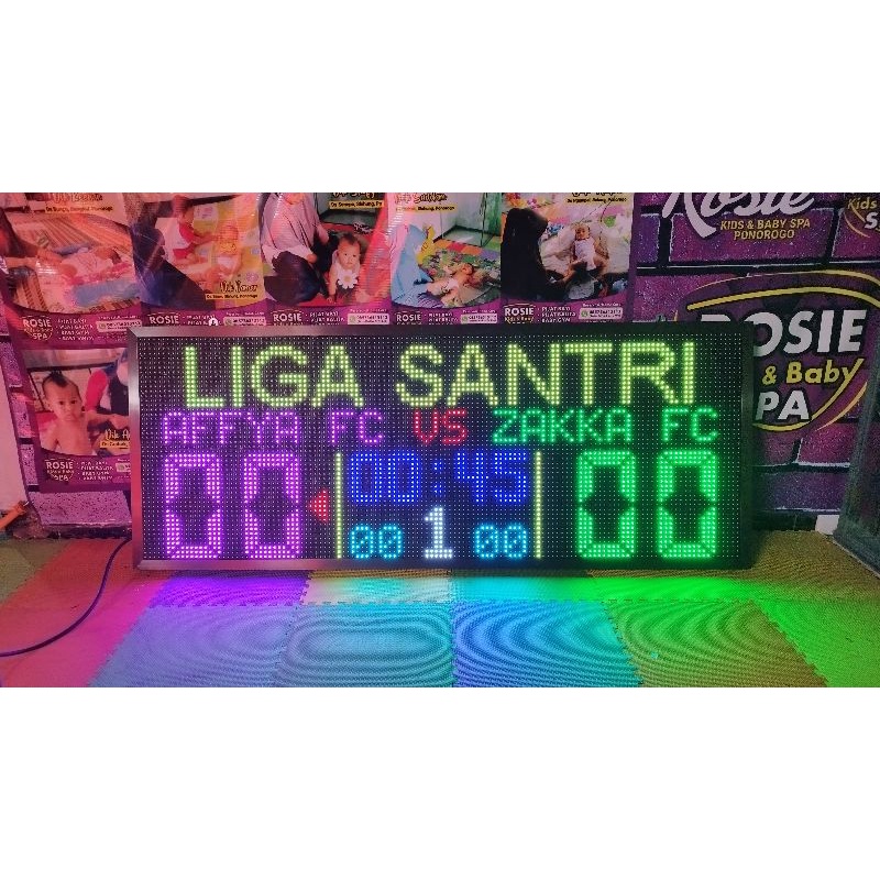 Jual Papan Skor Papan Score Scoreboard Digital Full Colour setting ...