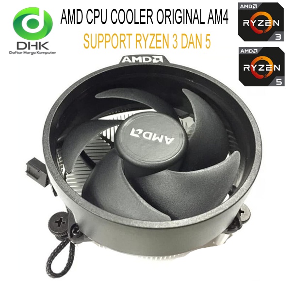 Jual CPU COOLER AMD FAN CPU COOLER ORIGINAL AM4 FOR RYZEN 3 DAN 5 ...