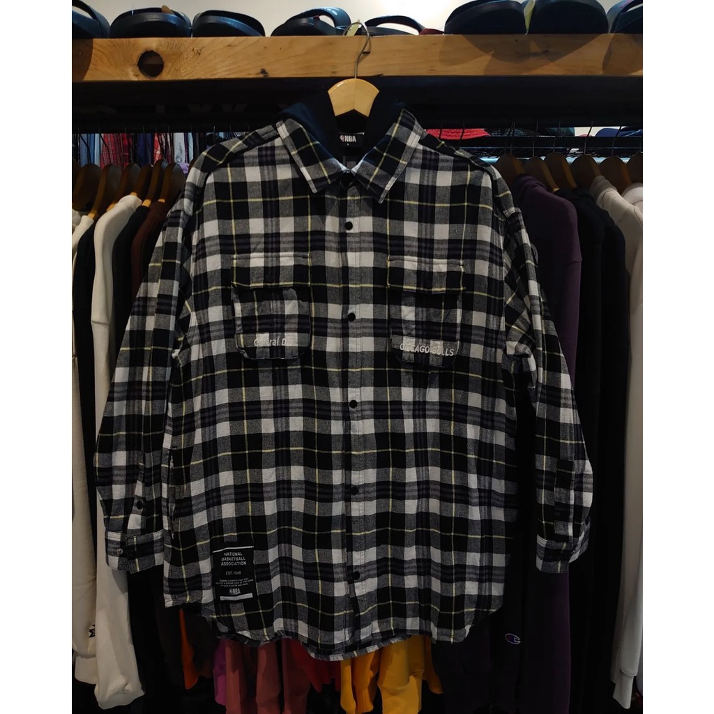 Jual Flannel Chicago Bull | Shopee Indonesia