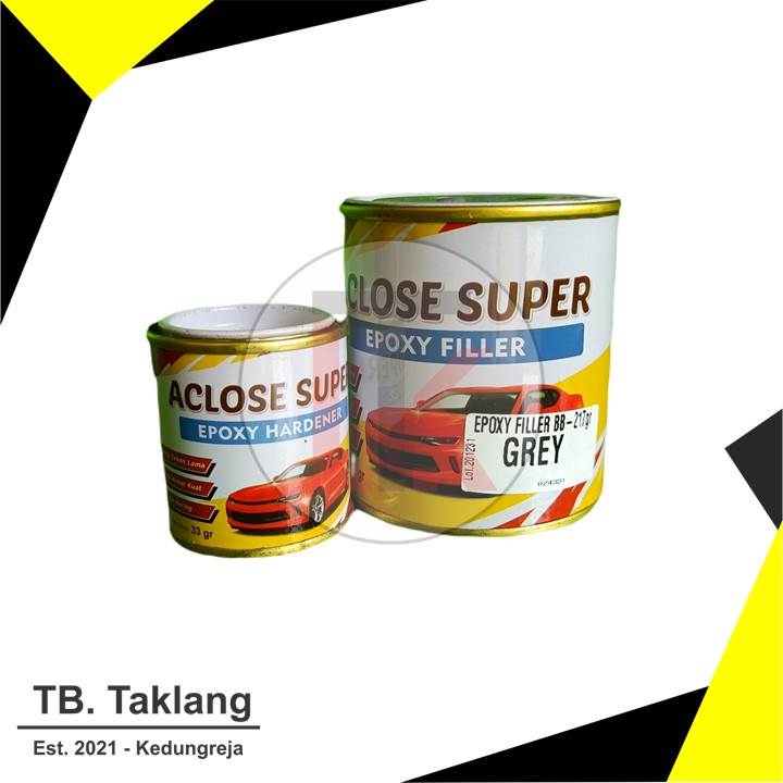 Jual Aclose Super DNT Epoxy Filler Grey | Shopee Indonesia