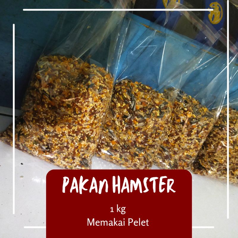 Jual makanan hamster 1kg / makanan hamster murah | Shopee Indonesia