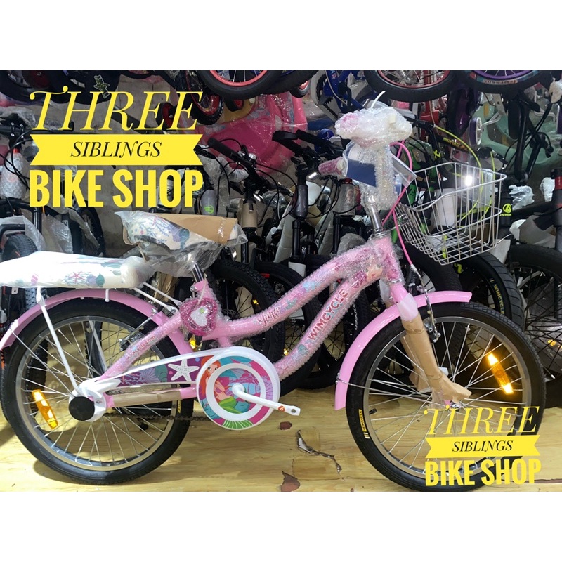Jual SEPEDA MINI WIMCYCLE YUNA 20 INCH WARNA PINK | Shopee Indonesia