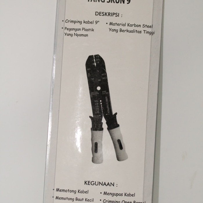 Jual Tang Skun Kabel 9" Nankai Cod | Shopee Indonesia