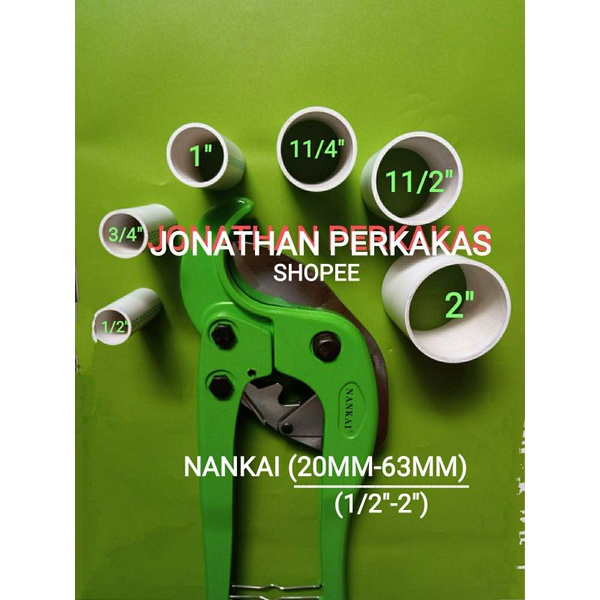 Jual tang potong pipa pvc/ppr nankai 1/2" (20mm) -2" (63mm) | Shopee ...