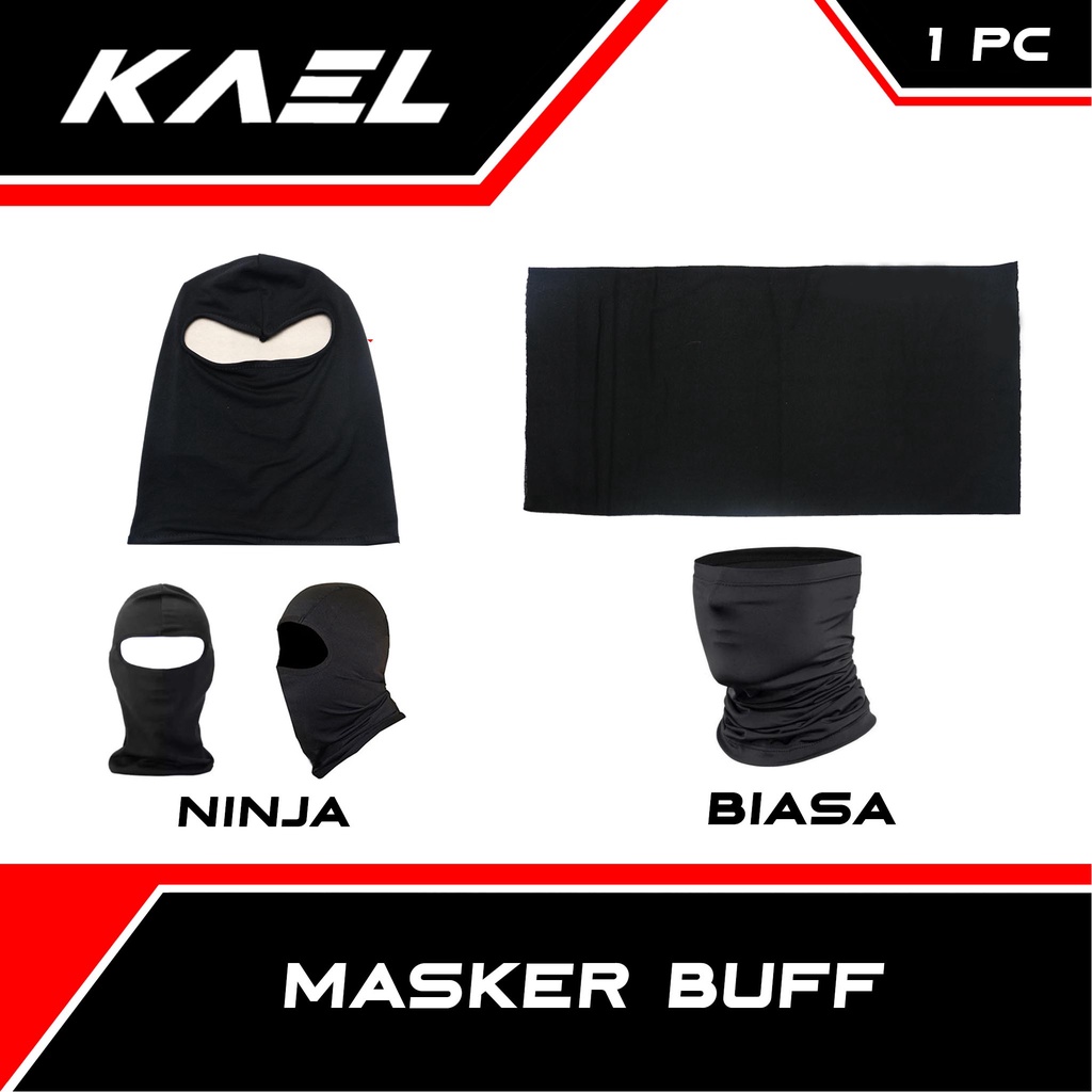 Jual Masker Buff Ninja-Standar Balaclava Full-Setengah Bandana-Badana ...