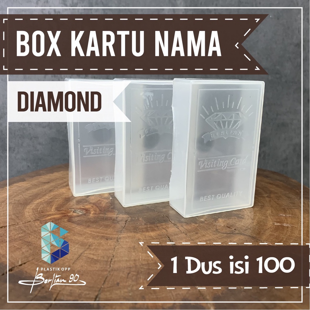 Jual Box Kartu Nama Plastik Premium / Kotak Plastik Kartu Nama Id Card ...