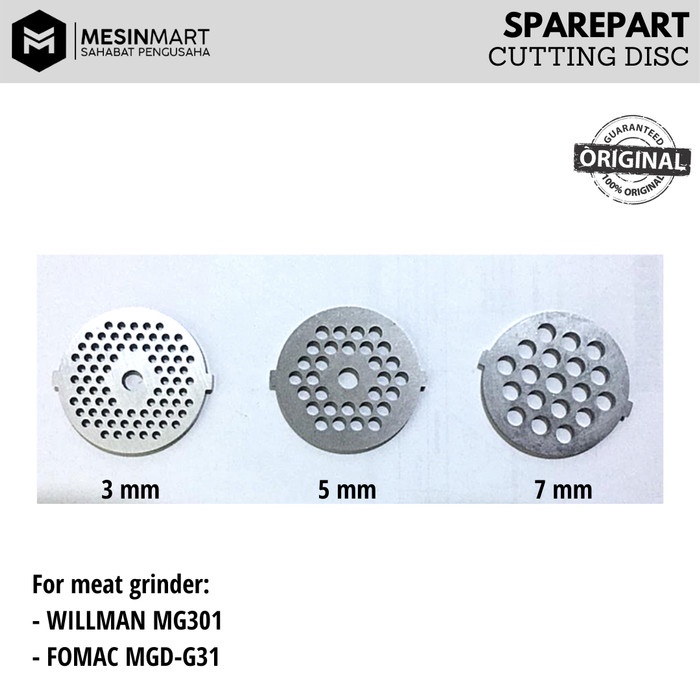 Jual Gilingan Daging Spare Part: Saringan Mesin Giling Daging Meat ...