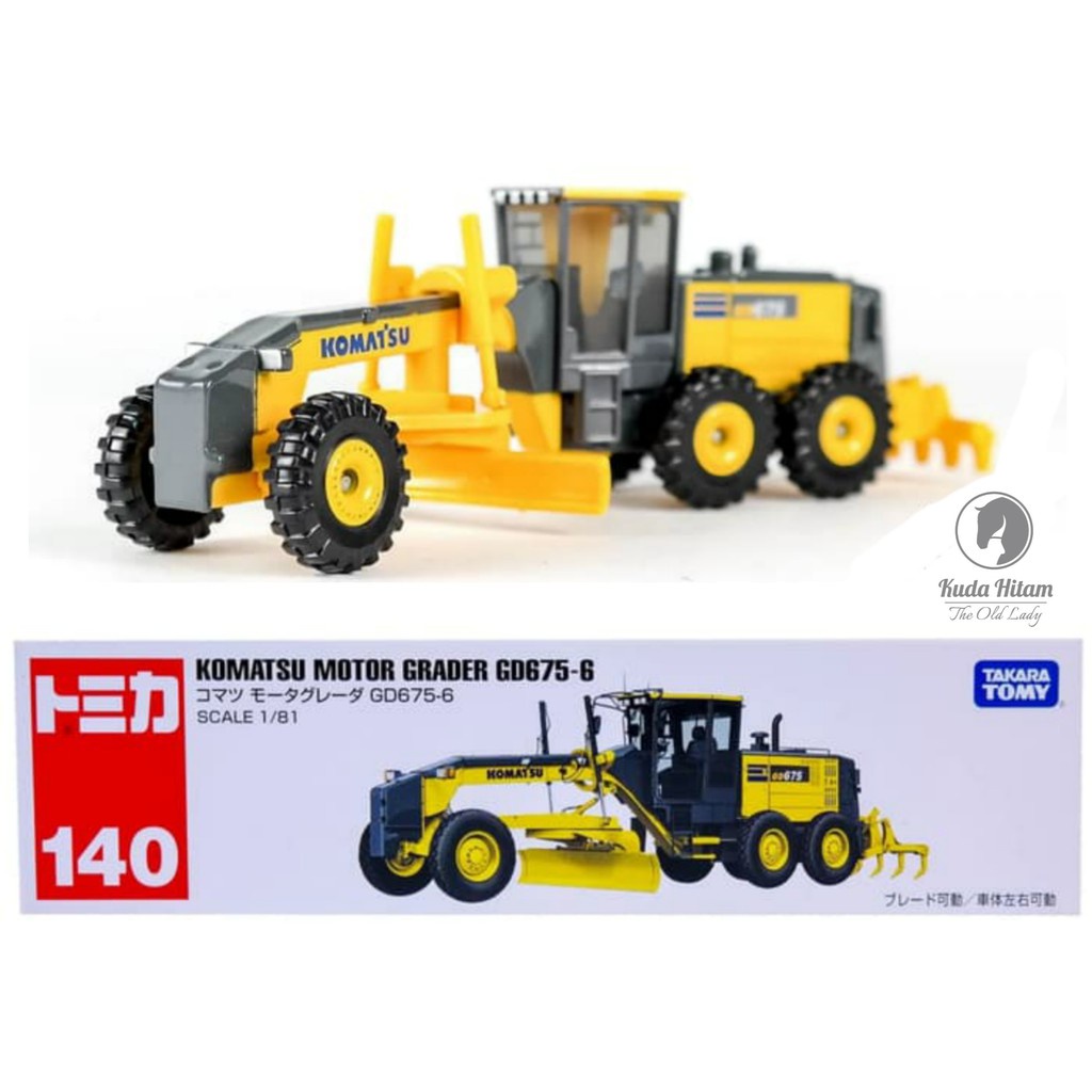 Jual Tomica Long No 140 Komatsu Motor Grader GD675-6 | Shopee Indonesia