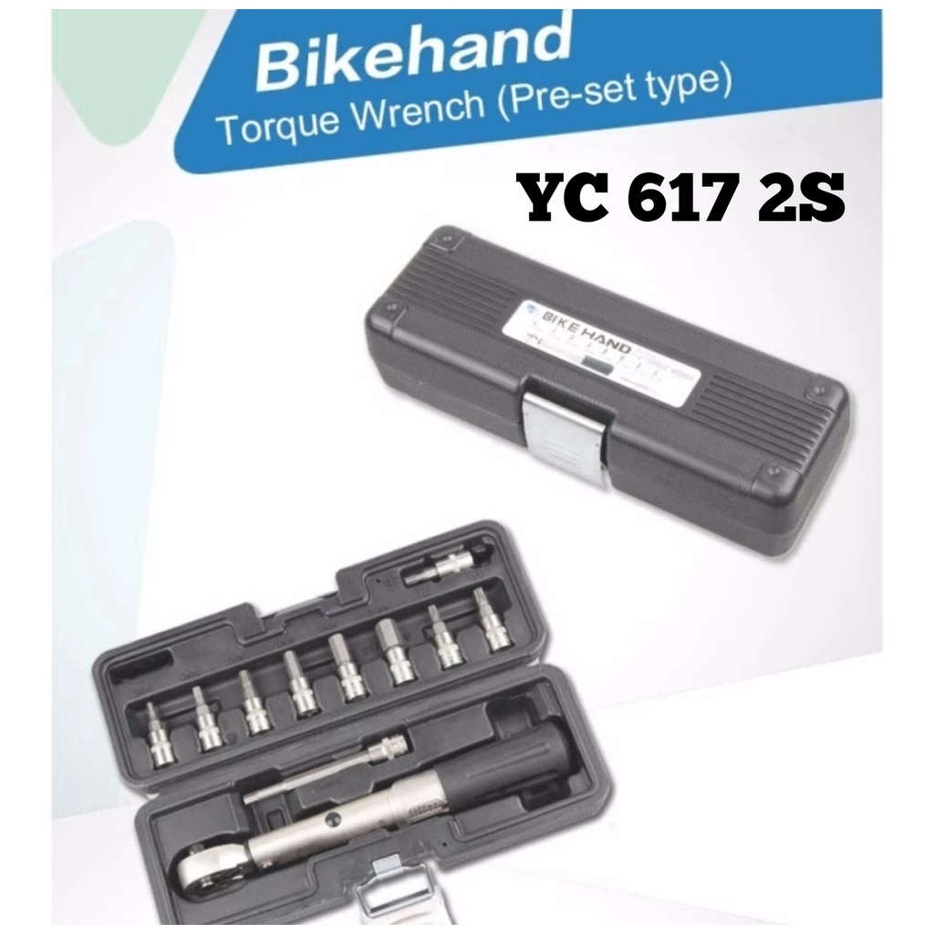 Jual Kunci Torsi sepeda Bike Hand 2- 24 NM Torque Wrench set YC 617 2s Dan YC 617 WD-2 | Shopee ...