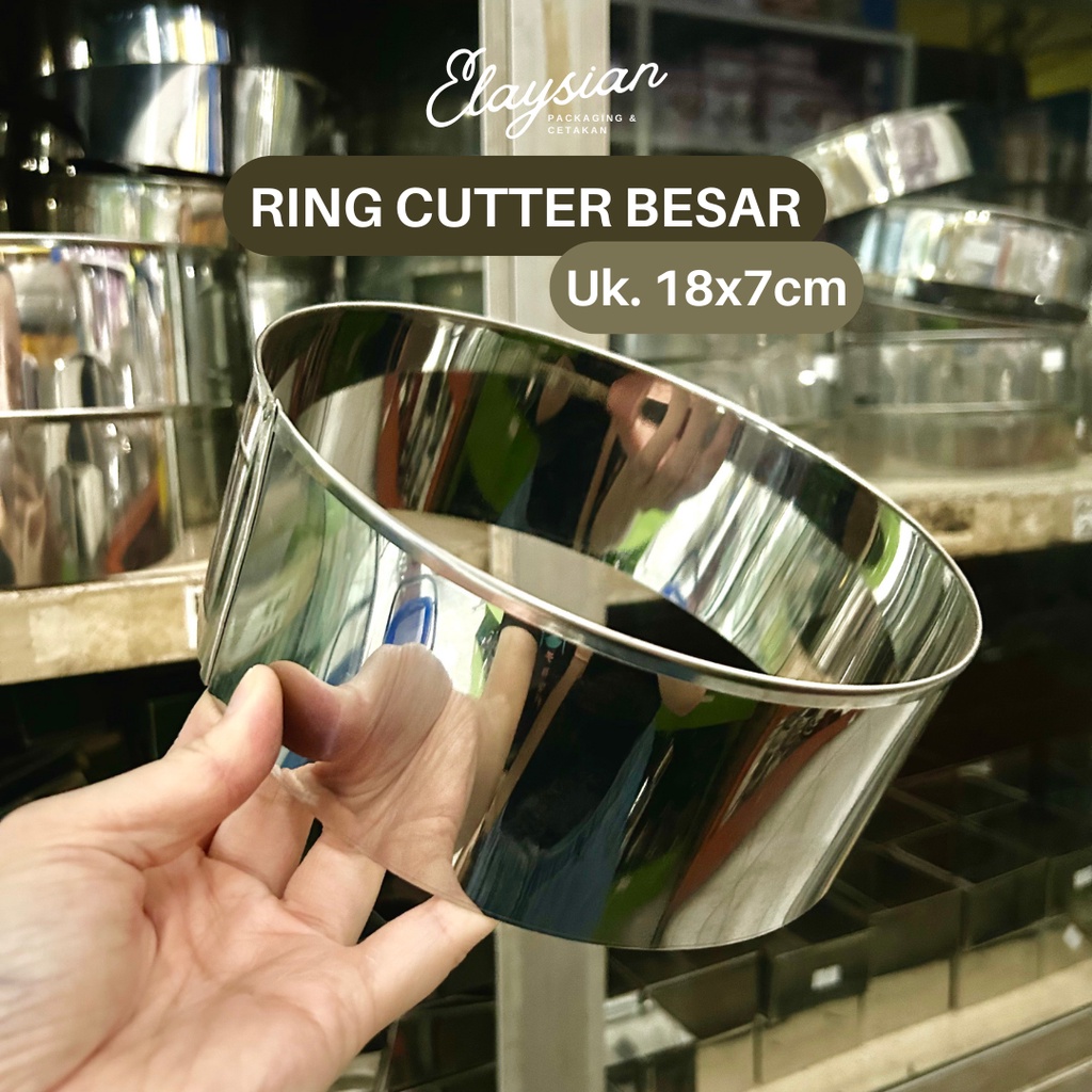 Jual Ring Cutter Besar / Burger Cutter / Mousse Cutter Tinggi 5cm & 7cm ...