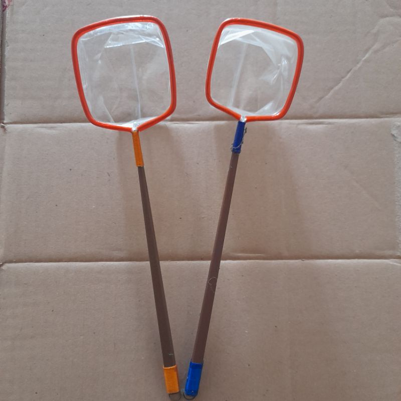 Jual SEROKAN GAYUNG PLASTIK MODEL KOTAK TANGKAI KAYU 7CM SEROKAN IKAN ...