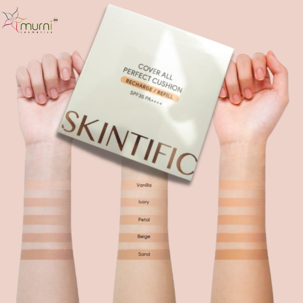 Jual [[ REFILL GOLD ]] SKINTIFIC COVER ALL PERFECT CUSHION REFILL SPF35 ...